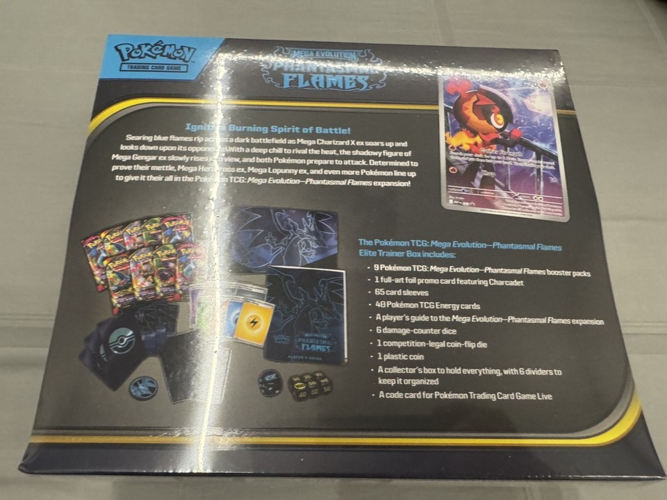 Pokémon Phantasmal Flames ETB – Elite Trainer Box – Sealed – In Hand ...