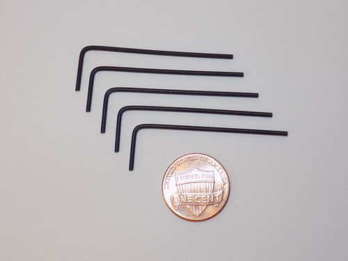 Allen Wrench .050" (.05, 0.05, 0.050) SAE Short Arm Hex Keys, 5ct Pack ...