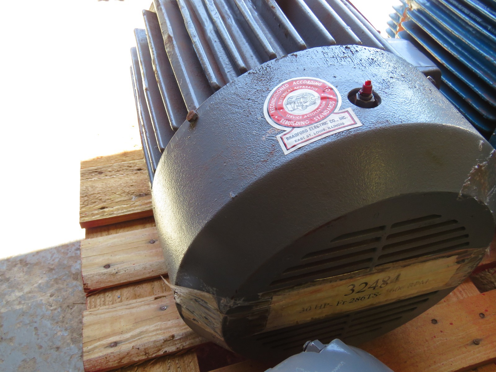 RELIANCE 30 HP ELECTRIC MOTOR P28G398H 286TS 460V 3535 RPM REPAIRED | eBay