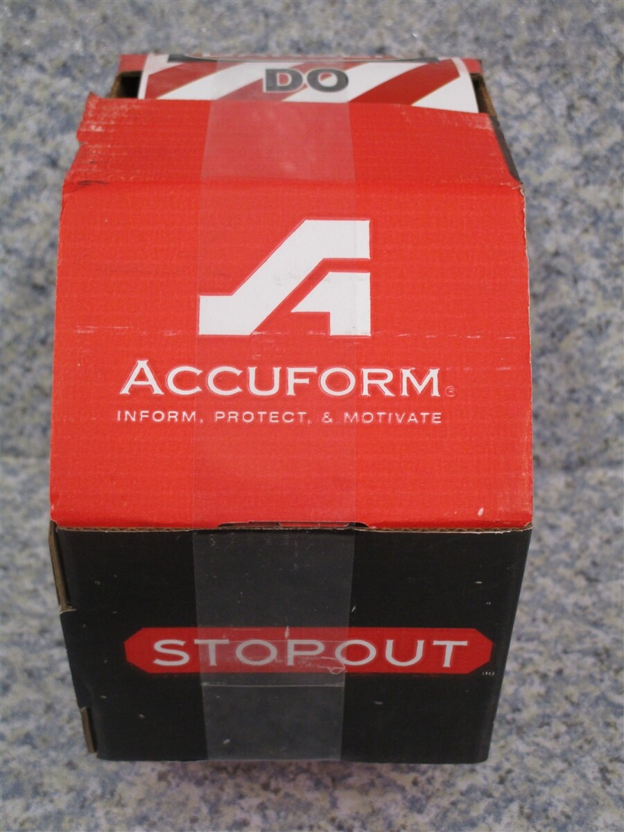 Accuform Signs TAR114 Danger Tag by The Roll 6-1/4 X 3 PK 100 for sale ...