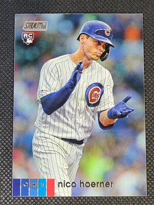 2020 Topps Stadium Club Nico Hoerner Rookie Card RC #253 Chicago Cubs ...