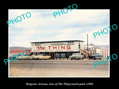 OLD 6 X 4 HISTORIC PHOTO OF DRAGOON ARIZONA VIEW OF THE THING TOURIST ...