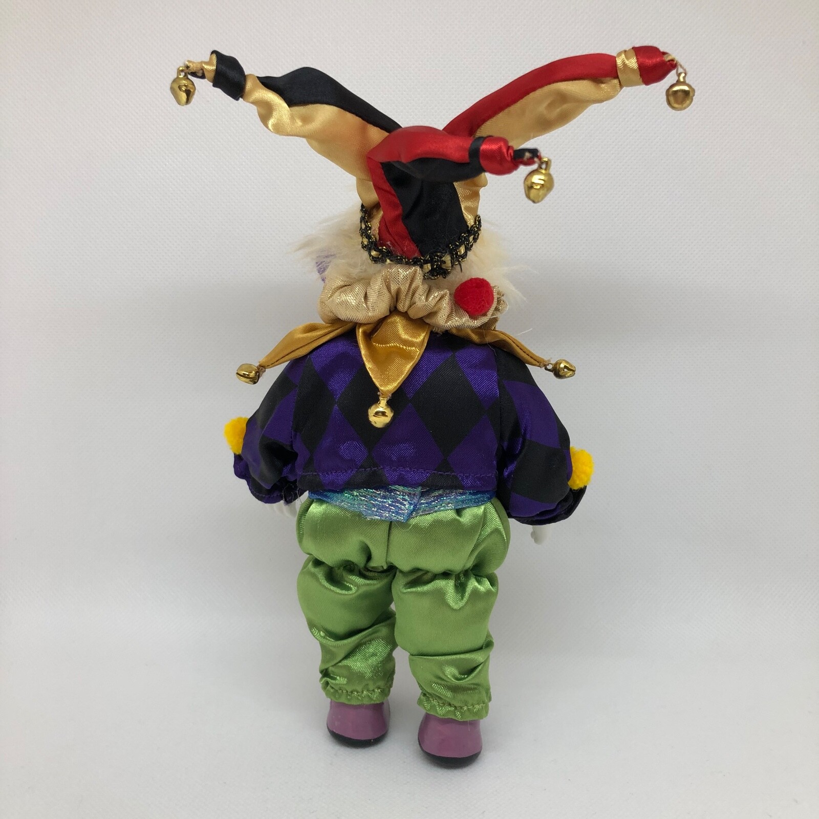 World of Clowns, Jester Clown Green 20cm Porcelain Clown Doll. WC076 ...