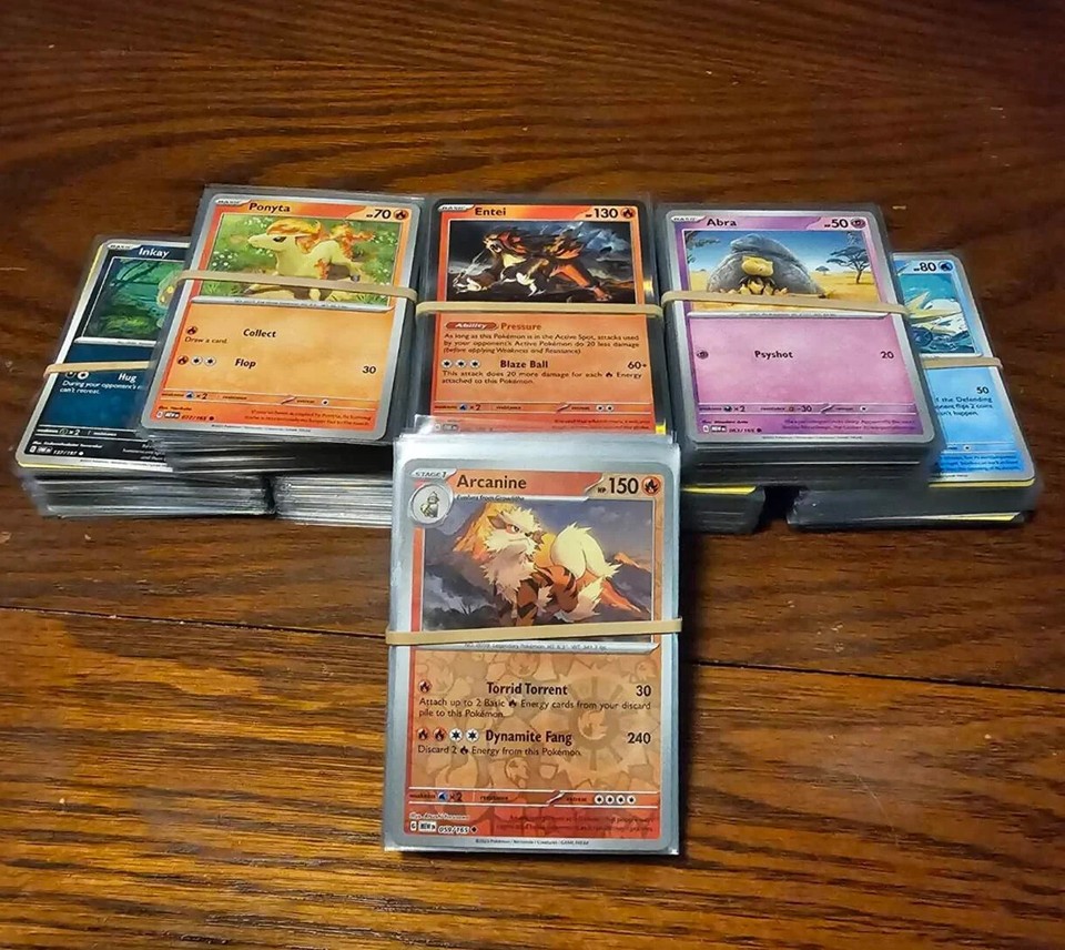 Authentic Pokémon Bulk cards, 50pack! battle, TCG, pocket monsters ...