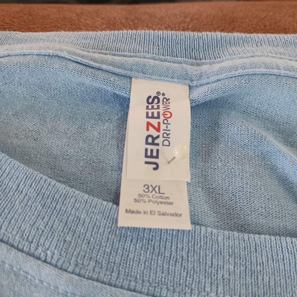 Bella Canvas Unisex Blue Vinyl Graphic T-Shirt Size 3XL XOXO Original ...