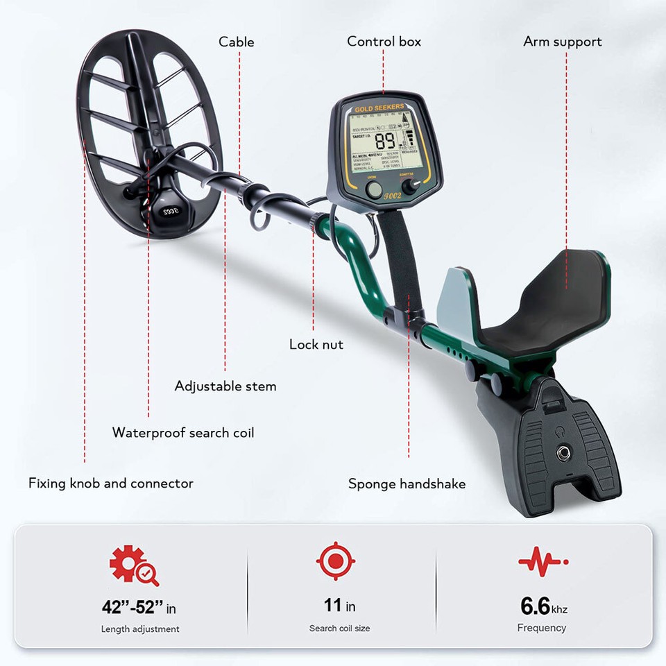 Metal Detectors for Adults - Waterproof - Higher Accuracy Gold ...