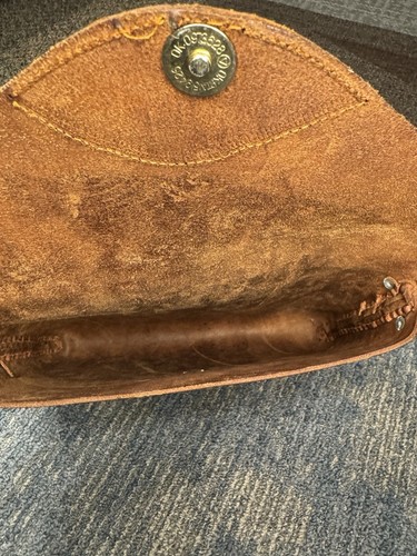 Handmade Brown Thick Leather Crossbody Purse Mexican Satchel | eBay