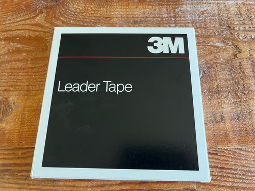 SCOTCH 3M 1/4"-1500 Plastic LEADER TAPE, 61W White Reel To Reels Audio ...