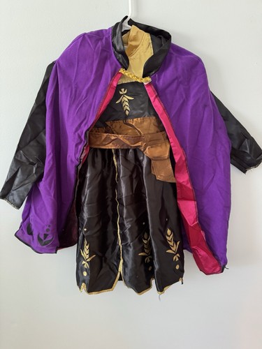 Disney Frozen Anna Costume with Cloak Size 4-6X | eBay