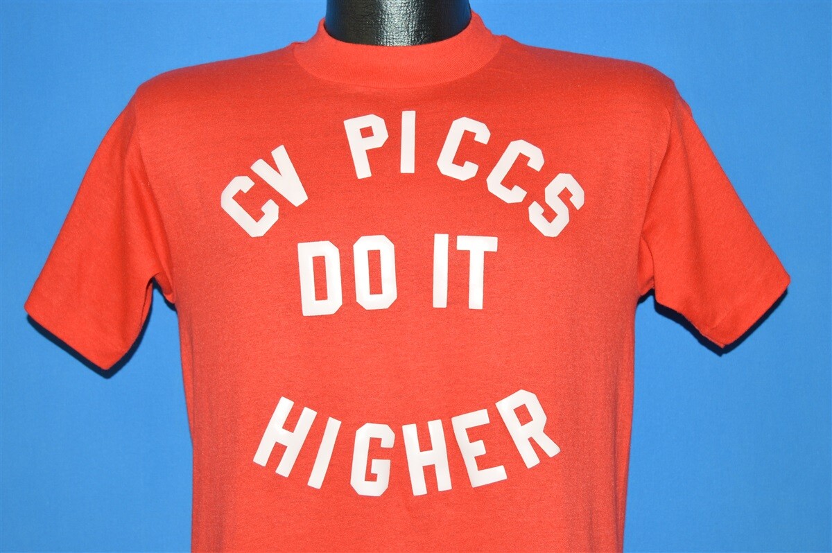 vintage 80s CV PICCS DO IT HIGHER IRON ON GRAPHIC PIC… - Gem