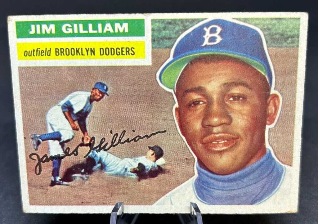 1956 Topps Baseball Card Jim Gilliam #280 VG RANGE BV $100 SL | eBay