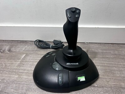 Microsoft Sidewinder 3D Pro Plus Flight Stick Joystick PC Game Port ...