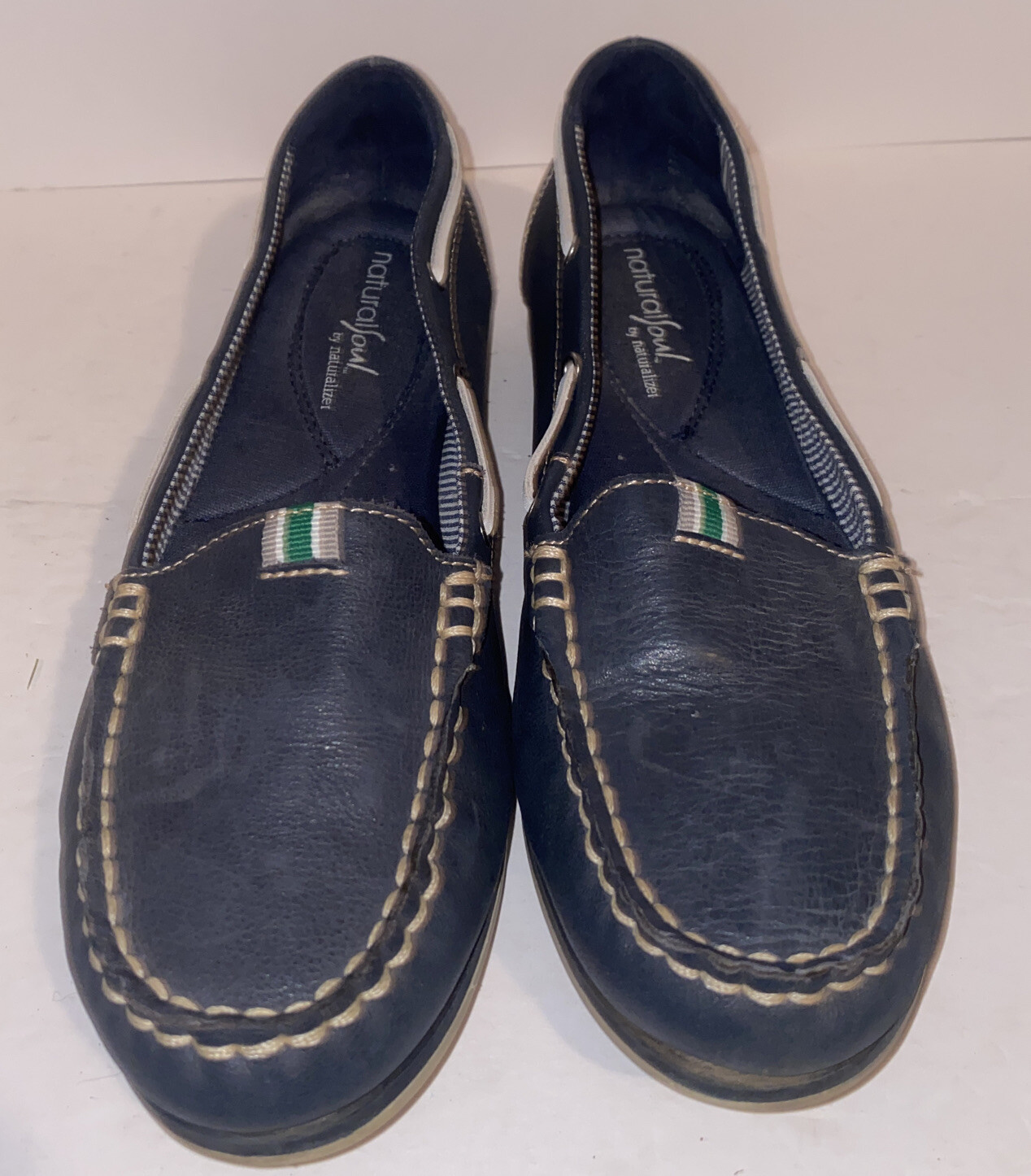 Natural Soul By Naturalizer Women’s Loafer Boat Shoe Leather Size 7.5 ...