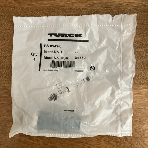 TURCK U6550 Field Wireable Male M12 4 Pin CONNECTOR New Sealed | eBay