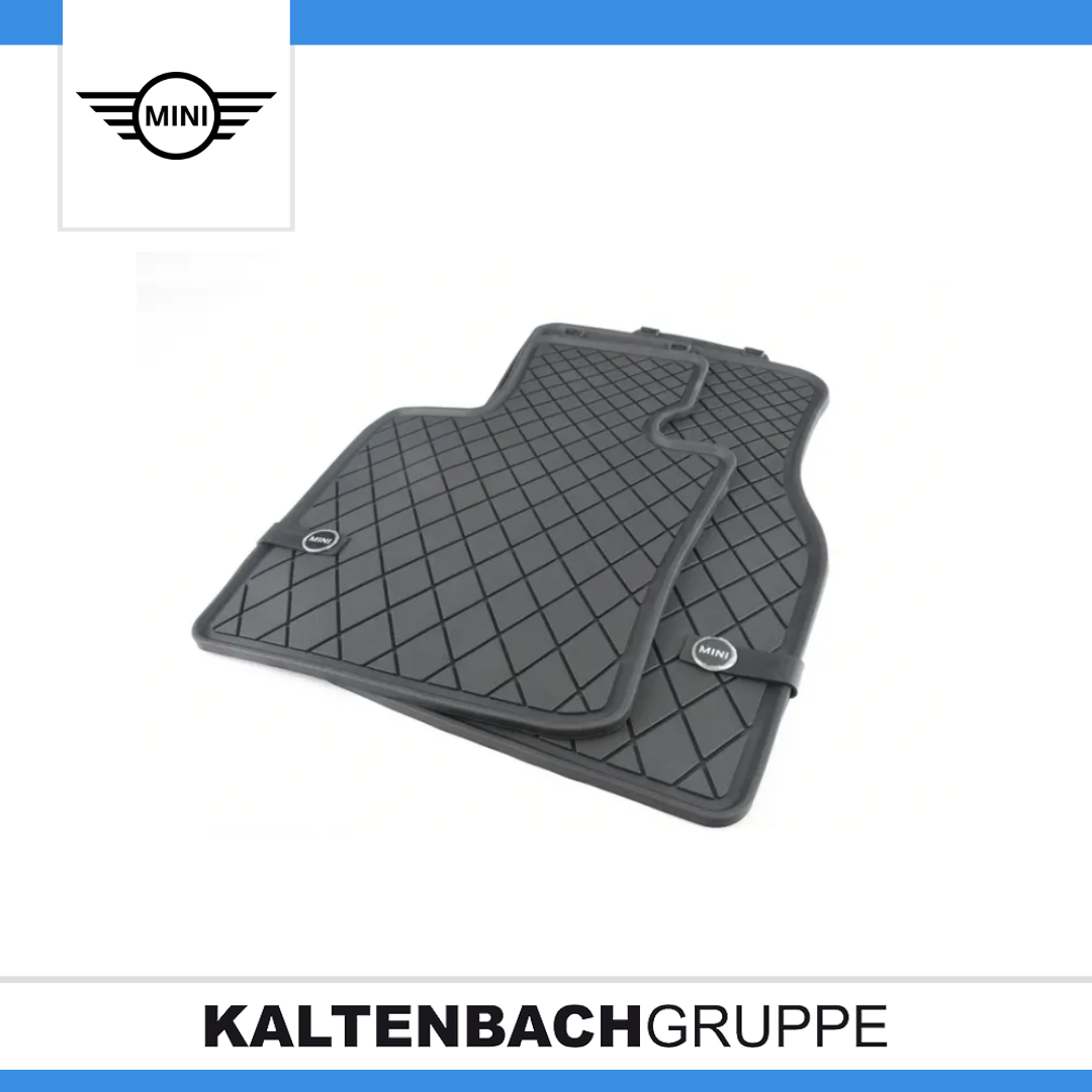MINI Allwetter Vorne-Fußmatten für MINI (F55) - Essenatial-Black, 2-er ...