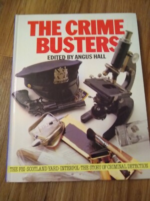 1976 The Crime Busters Angus Hall ~ FBI/Scotland Yard/Interpol HC | eBay