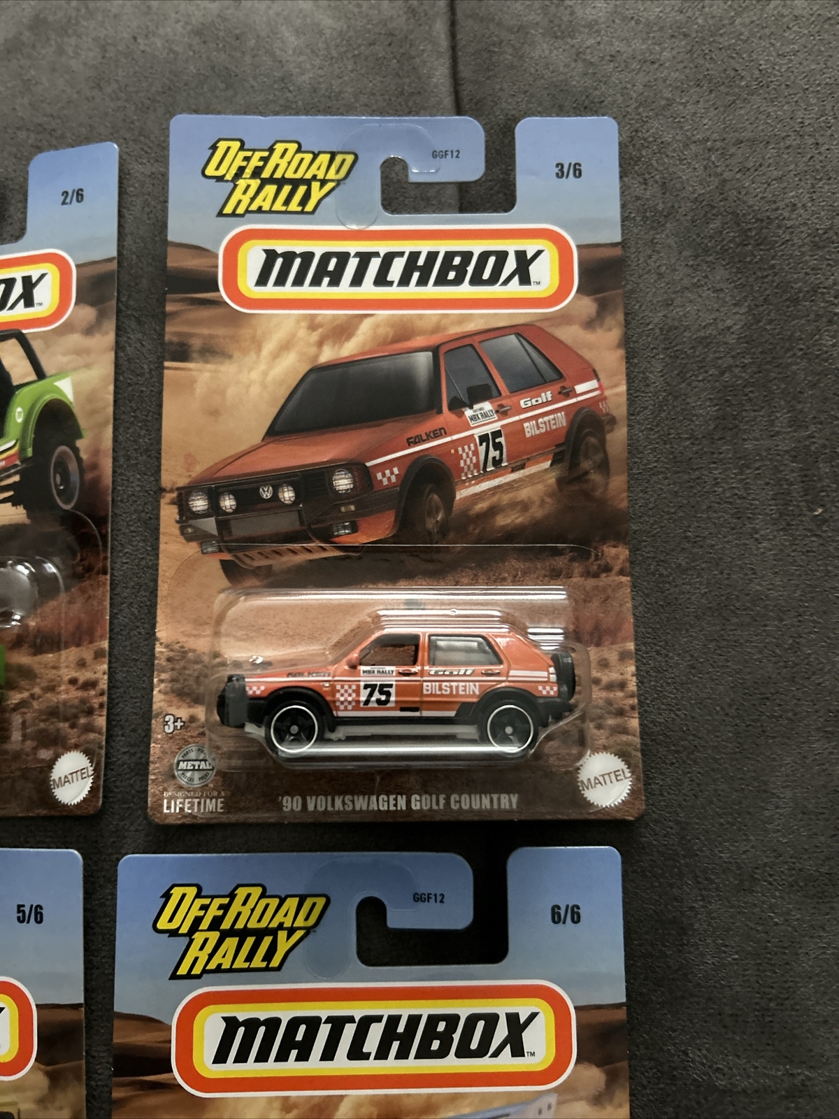 MatchBox OFF ROAD RALLY Complete Set 1-6 Toyota,Jeep,VW,Scout,Chevy ...