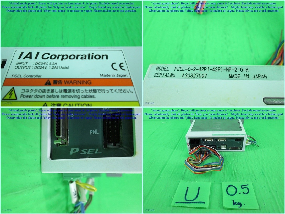 IAI PSEL-C-2-42PI-42PI-NP-2-0-H, 2AXIS Controller as photos, sn:7097 ...