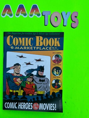 Comic Book Marketplace #43 Magazine COMIC HEROES GO TO THE MOVIES | eBay