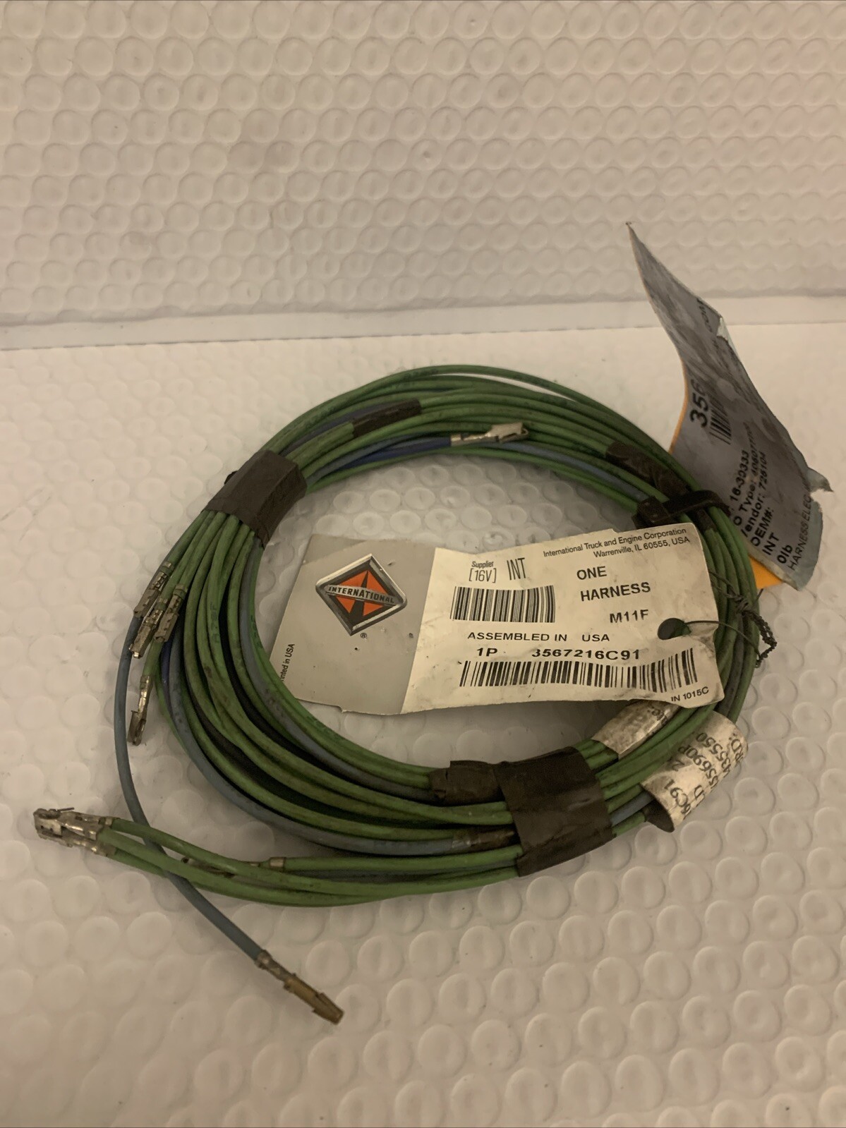 OEM Navistar International 3567216C91 ELECTRIC MIRROR WIRING HARNESS | eBay