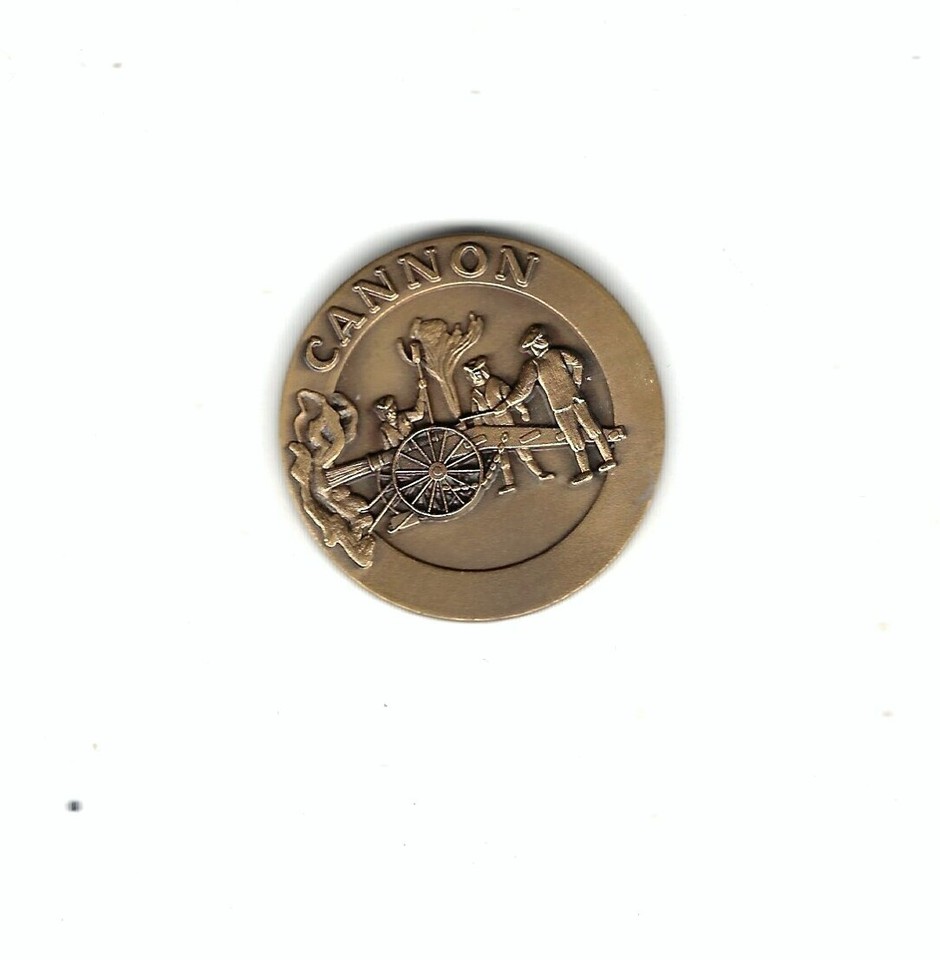 CARLISLE, MA BRONZE MEDAL, THUNDER BRIDGE COLONIAL MUSTER Cannon | eBay