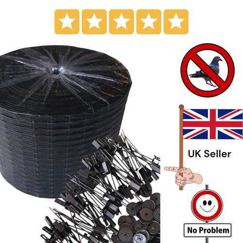 Solar panel bird wire mesh guard kit proofing pigeons pest 100 clips ...