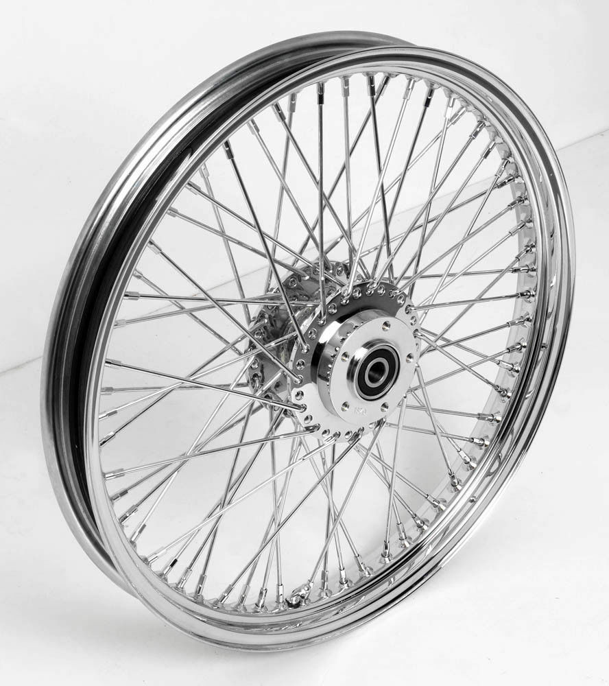 2000-2007 Harley Sportster XL Dyna FXD 19" x 2.5" Chrome 60 Spoke Front ...