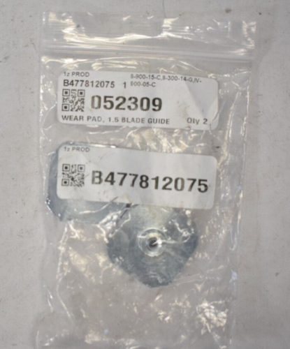 2 Piece Blade Guide Wear Pads 052309 B477812075 For LT70 LT300 WM3000 ...
