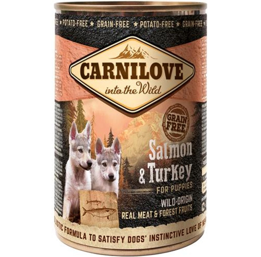 12 * CARNILOVE SALMON & TURKEY PUPIES 400G Dose Hundefutter | eBay.de