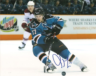 Torrey Mitchell SHARKS Signed Auto 8x10 PHOTO | eBay