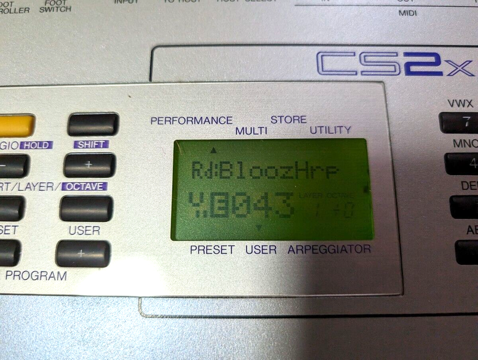 Yamaha CS2x CONTROL SYNTHESIZER keyboard Analog Modeling synth | eBay