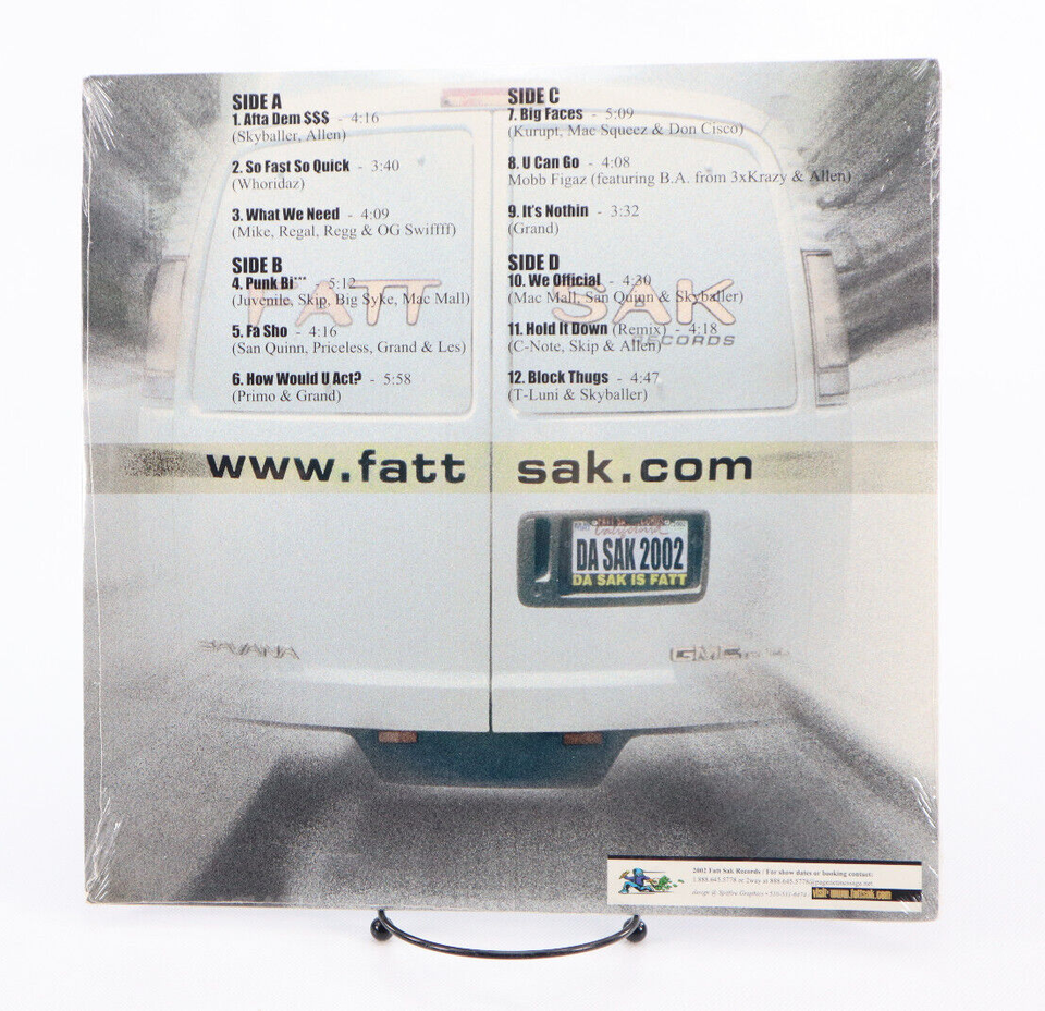 Da Sak is Fatt Volume 1 Double Album Juvenil Kurupt C-Note Mac Mall NEW ...