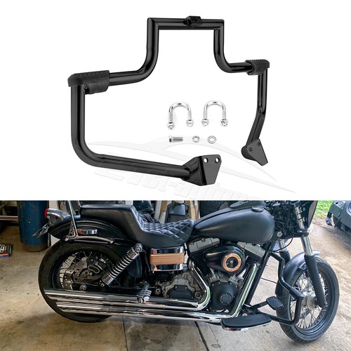 For Harley Dyna Street Bob Wide Glide Super Glide FXDC Engine Guard ...
