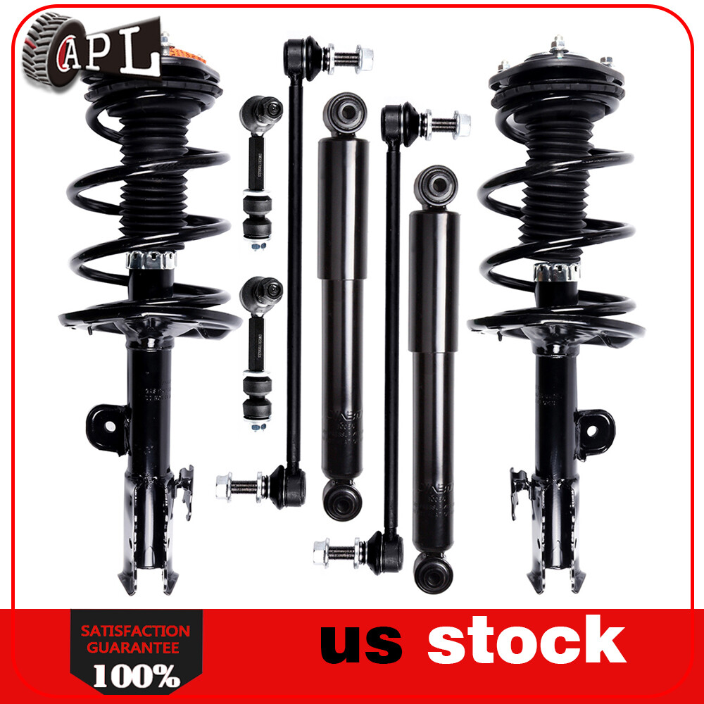 For Toyota Rav4 Struts Assembly & Shocks Sway Bars Front & Rear 2.4L 2 ...