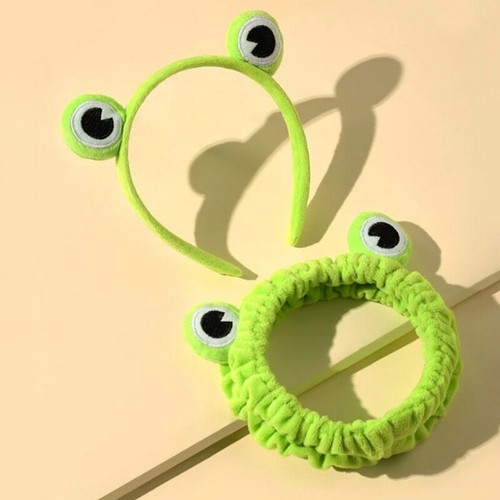 Korean Cute Funny Frog Headband For Women Face Wash Hair Band Hair ...