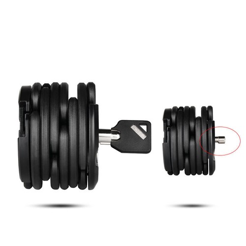Compact Folding Bike Lock Lightweight High Security Heavy Duty Bicycle ...