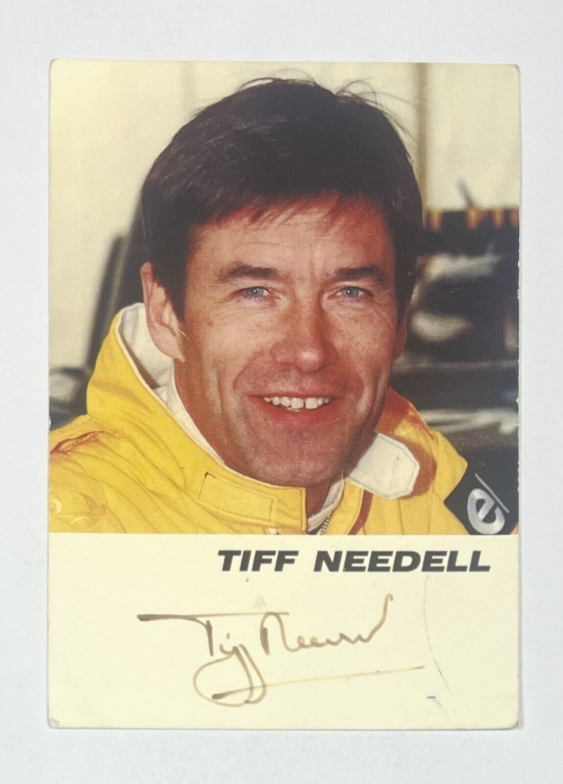 F1 Motor Racing : Tiff Needell - Signed Autograph Promo Photo | eBay UK