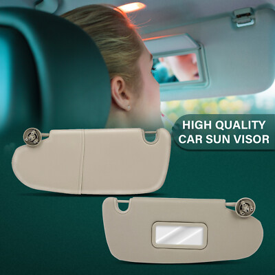 Extendable Sun Visor Driver Passenger Gray for 2002-2010 Dodge Ram | eBay