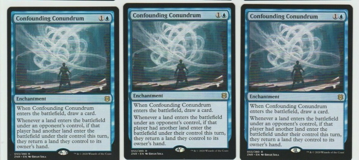 Confounding Conundrum Zendikar Rising MAgic The Gathering MTG CCG Rare ...