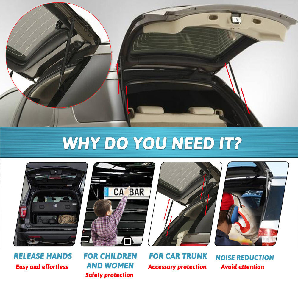 Rear Trunk Tailgate Gas Shock Struts For Ford Territory SX SY SYII SZ ...