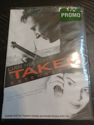 TAKEN - (DVD) (Extended Cut) PROMO - Widescreen - Liam Neeson - NEW ...
