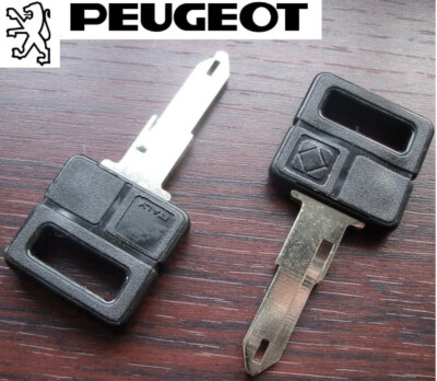 🇫🇷 CLE VIERGE PEUGEOT 205 309 405 1983 98 blank key un-cut _ CLE 205 ...