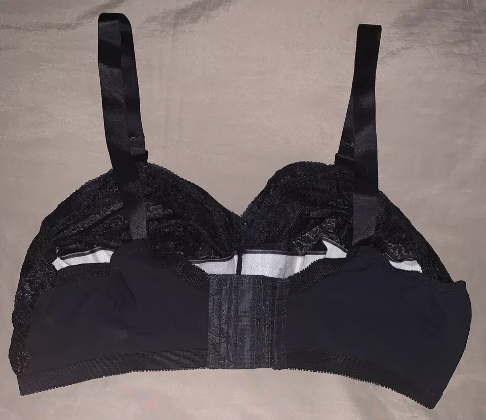 NWOT Norvell Bra Style 574 Black Laced Adjustable Straps Sz 48F | eBay