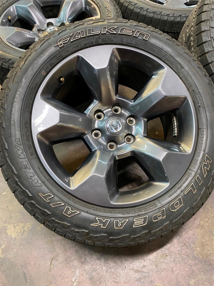 Set of Used 20" '19-'25 Dodge RAM 1500 Rims on 275/55R20 Falken ...