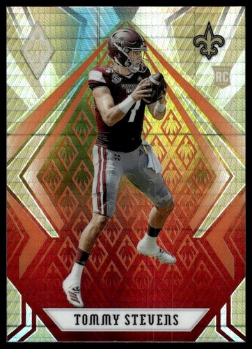 2020 Panini Phoenix #188 Tommy Stevens RC Fire Burst New Orleans Saints ...