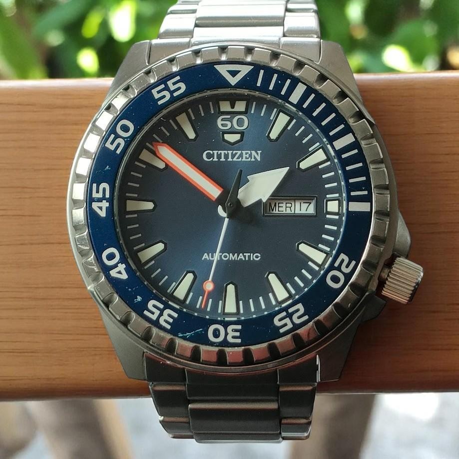 Citizen Diver Watch Rotating Bezel, 16cm Wrist, Used - Gem