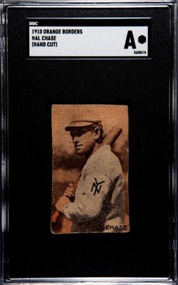 1910 Orange Borders Hal Chase, SGC Authentic | eBay