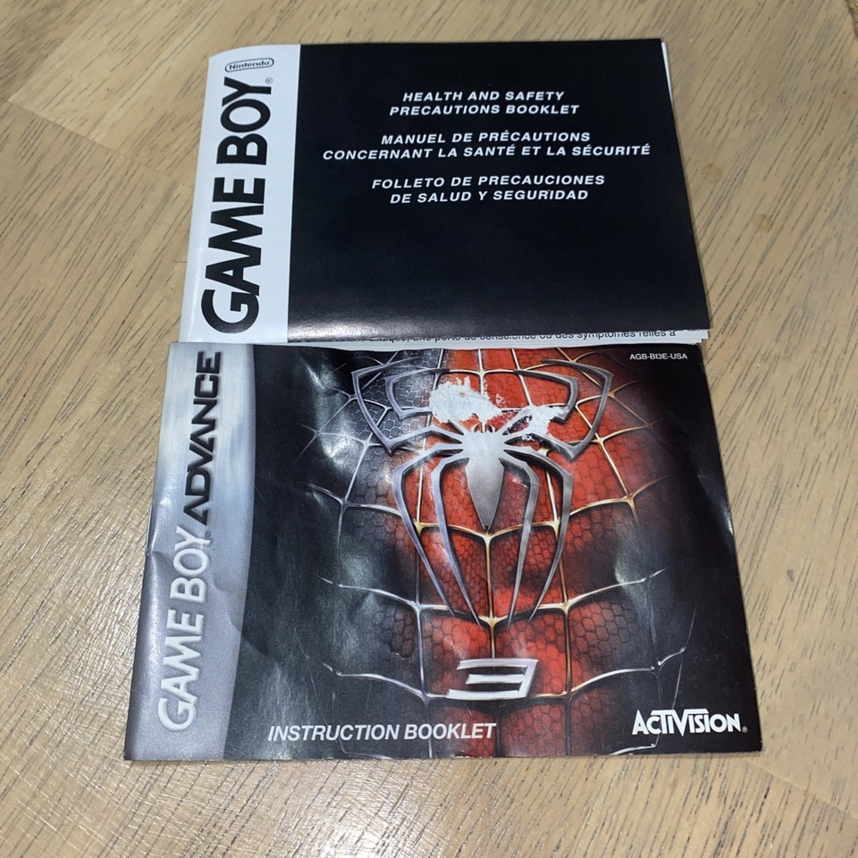 Spider-Man 3 (Nintendo Game Boy Advance, 2007) Complete In Box CIB ...