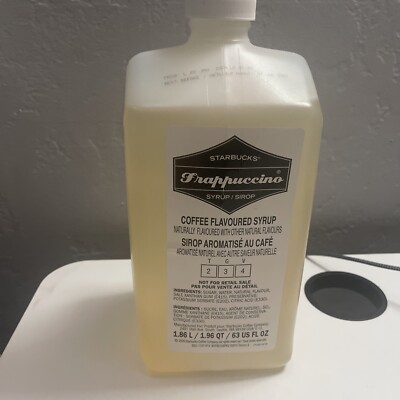 Starbucks Frappuccino Coffee Flavored 63 oz Beverage Syrup Base BB ...