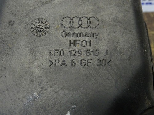 AUDI A6 C6, ALLROAD 2.7 TDI AIR INTAKE DUCT PIPE HOSE 4F0129618J 2004 ...